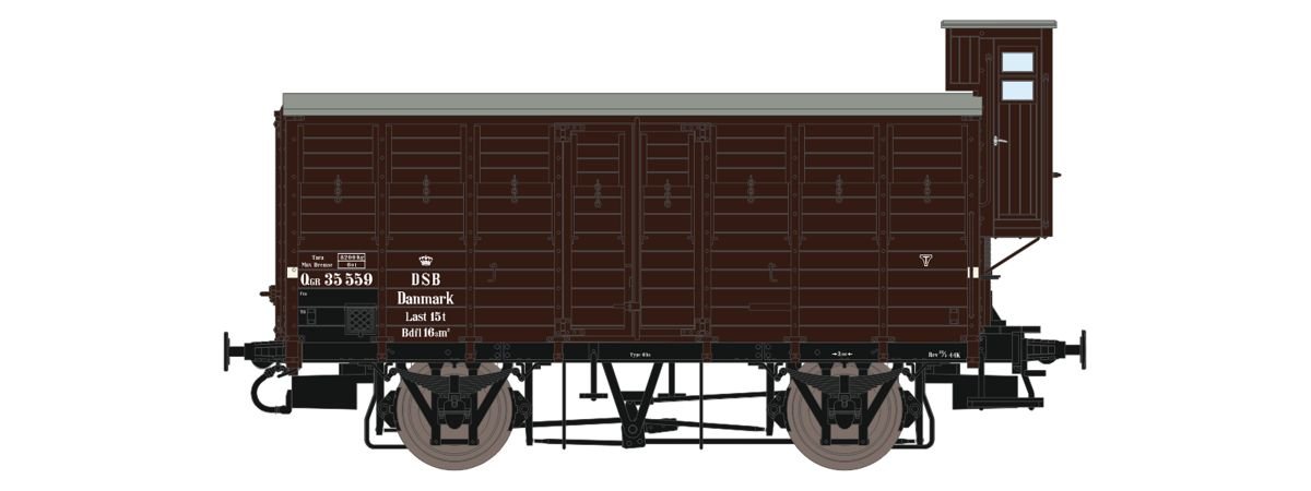 DSB QGR 35 559 - Litra QG/QGR - DF Modeltog